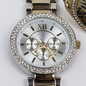 Accessories | Gold Silver Quartz Watch Bundle Of 2 | Poshmark
